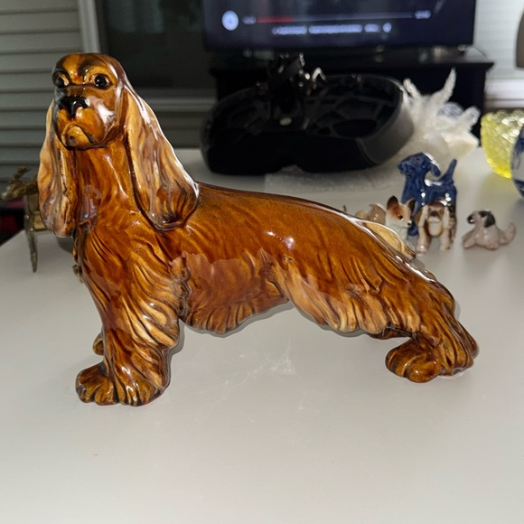 Vintage | Accents | Vintage 95s Haeger Ceramic Cocker Spaniel Dog ...